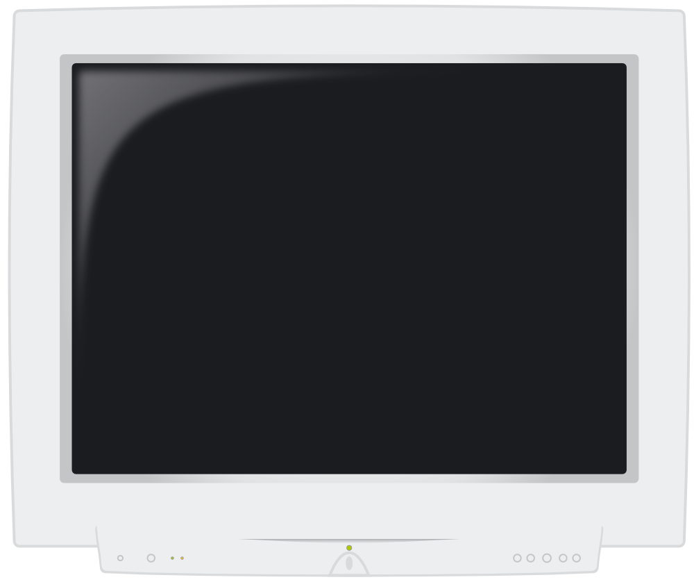 OnlineLabels Clip Art - CRT Monitor OnlineLabels Clip Art - CRT Monitor
