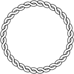 Oval Rope Border Clip Art Image Svg Soidergi