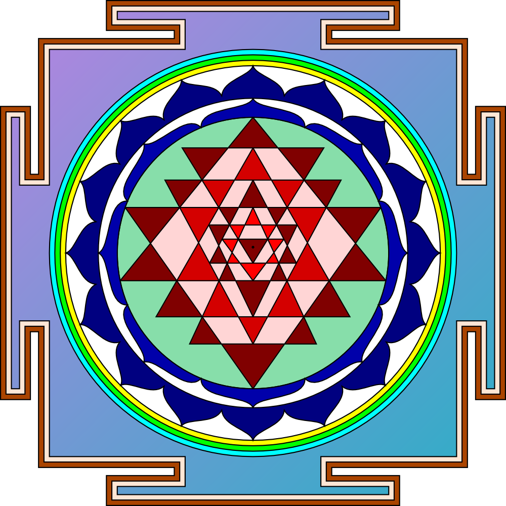 OnlineLabels Clip Art Sri Yantra