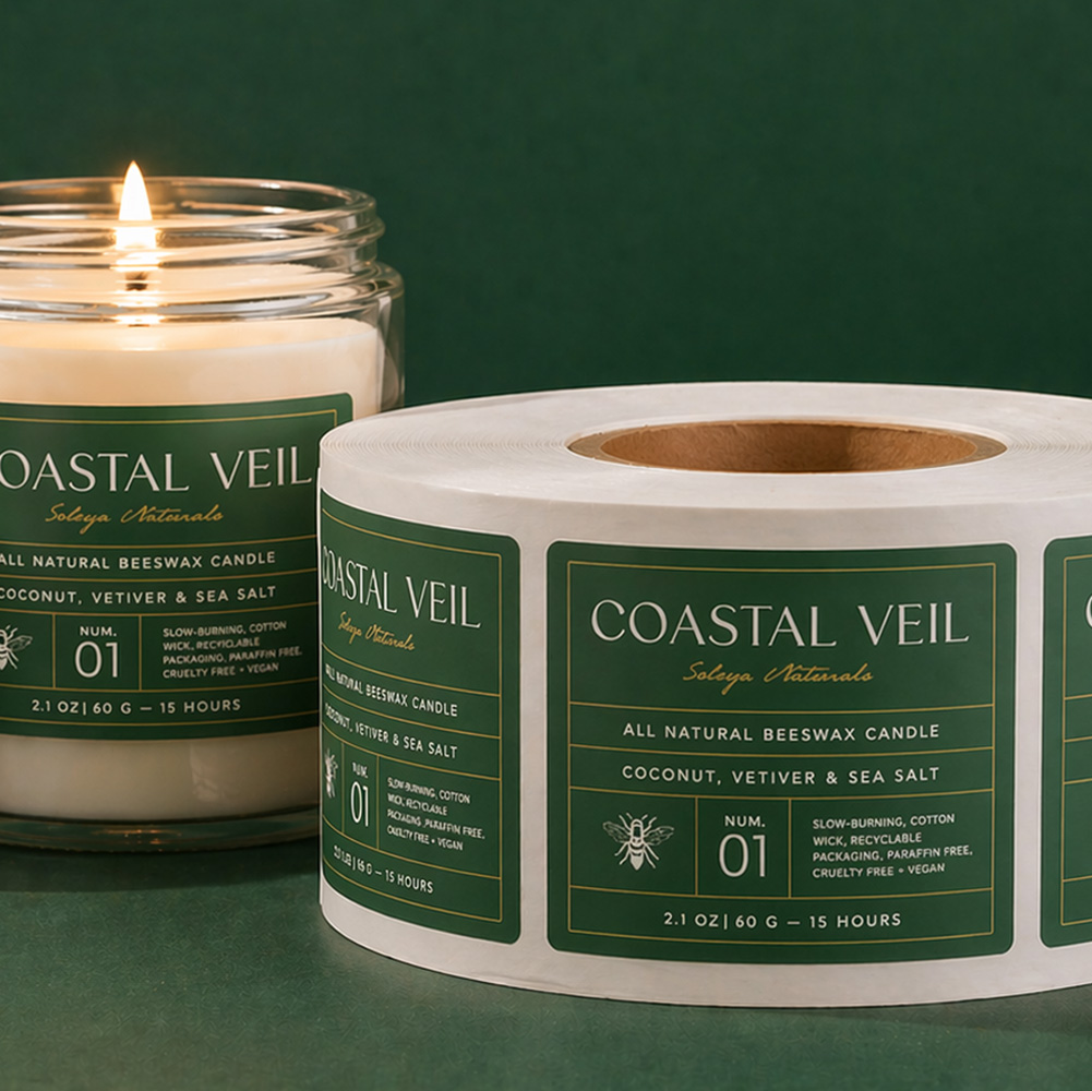 Custom Candle Labels, Get Instant Pricing | OnlineLabels®