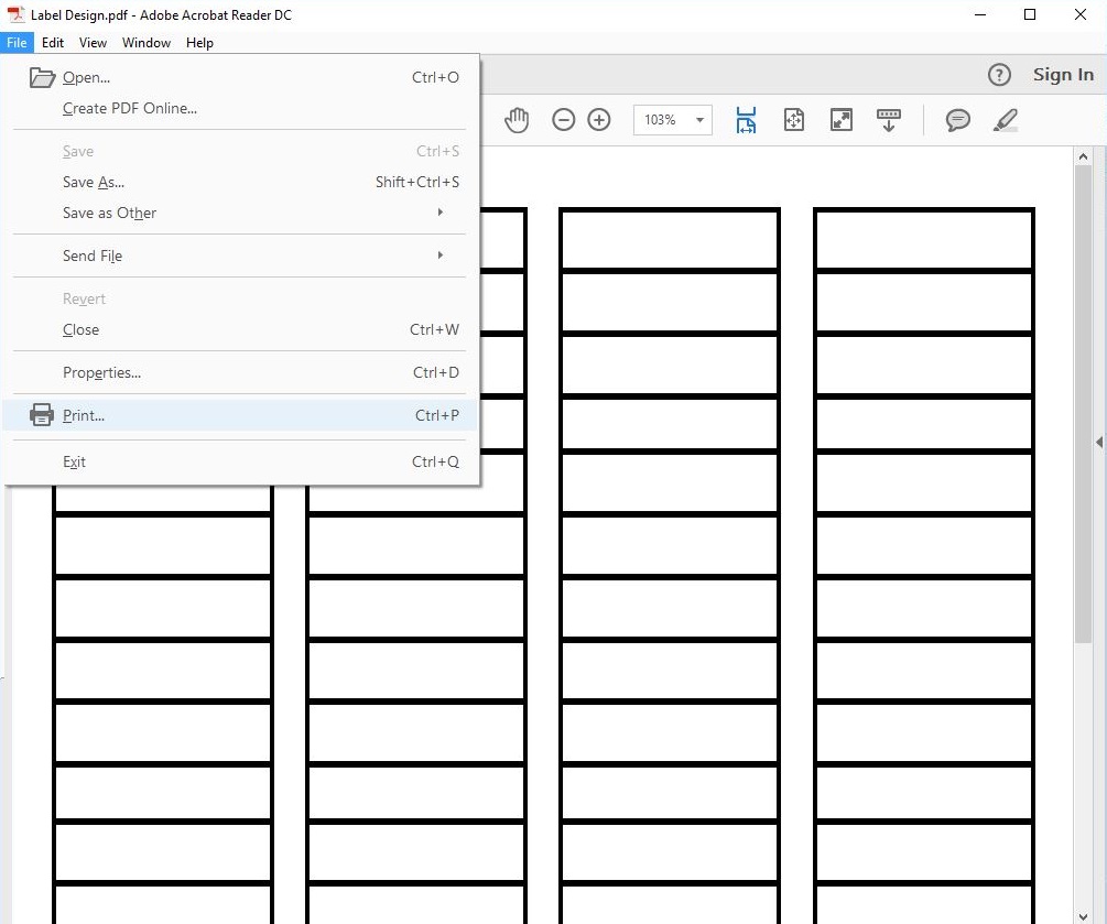 Onlinelabels Instructions