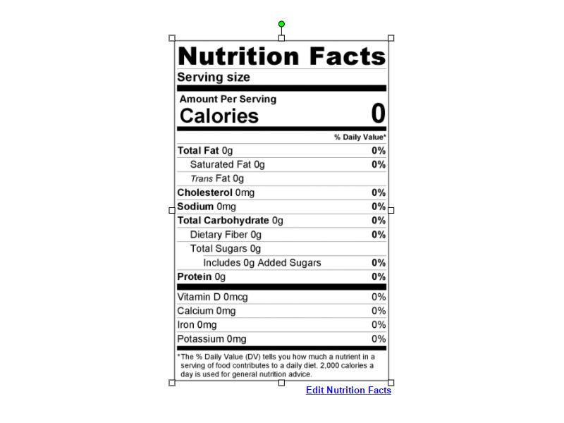 32 Supplement Facts Label Generator Labels Database 2020