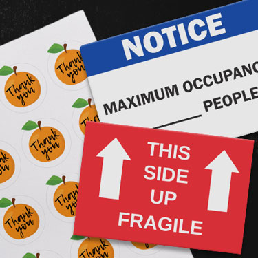 Stock Labels - Shop Pre-Printed Labels & Stickers | OnlineLabels®