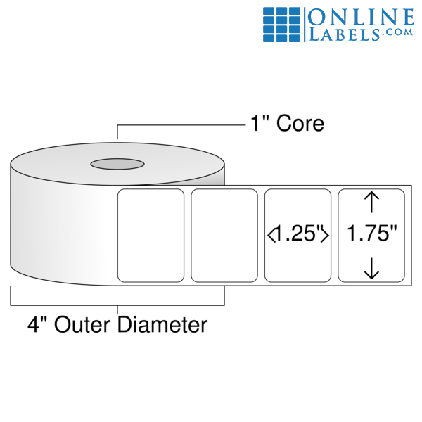 1.75" x 1.25" Roll Labels - RL2765