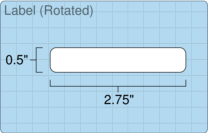 Standard White Direct Thermal - RL5477 - 2.75" x 0.5"